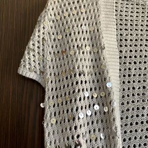 cb design | Sweaters | Nwt Cb Design Cropped Sequin Cardigan | Poshmark